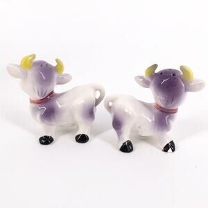 Ross Products | Other | 6s Kitsch Ceramic Purple Cow Breakfast Set 960s ...